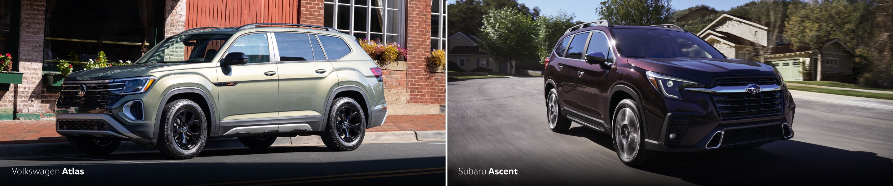 Compare The 2024 VW Atlas And Subaru Ascent SUVs
